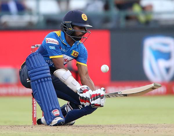 Sri Lanka opener Niroshan Dickwella gives a fitting reply to Indian ...