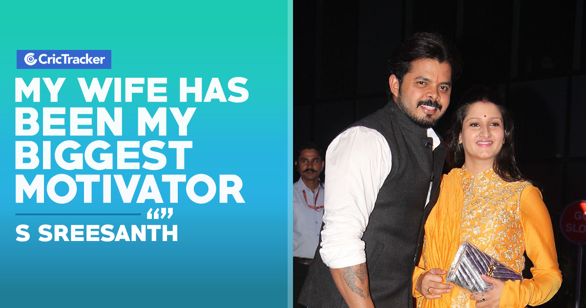 'She saw my struggle in the past 7 years' - Sreesanth reveals the role ...